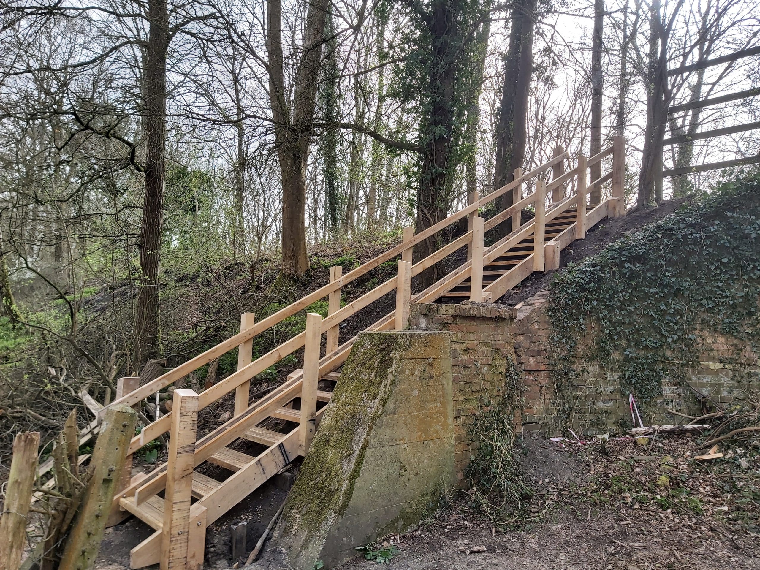 Countryside Steps | Barnwood Carpentry